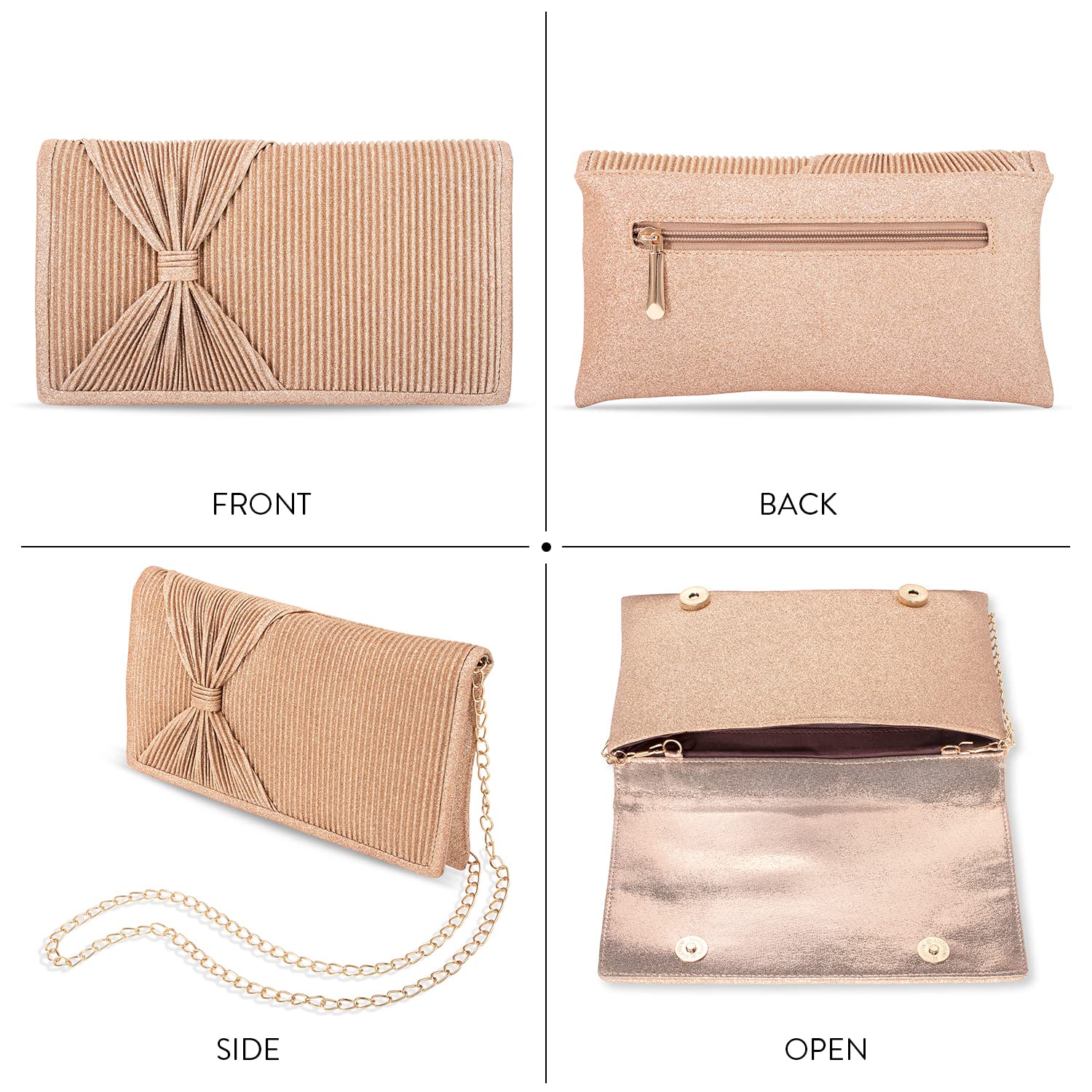 Aheli Indian Clutch Purses Gift for Women Occasion Handmade Evening Handbags Party Bridal Clutch