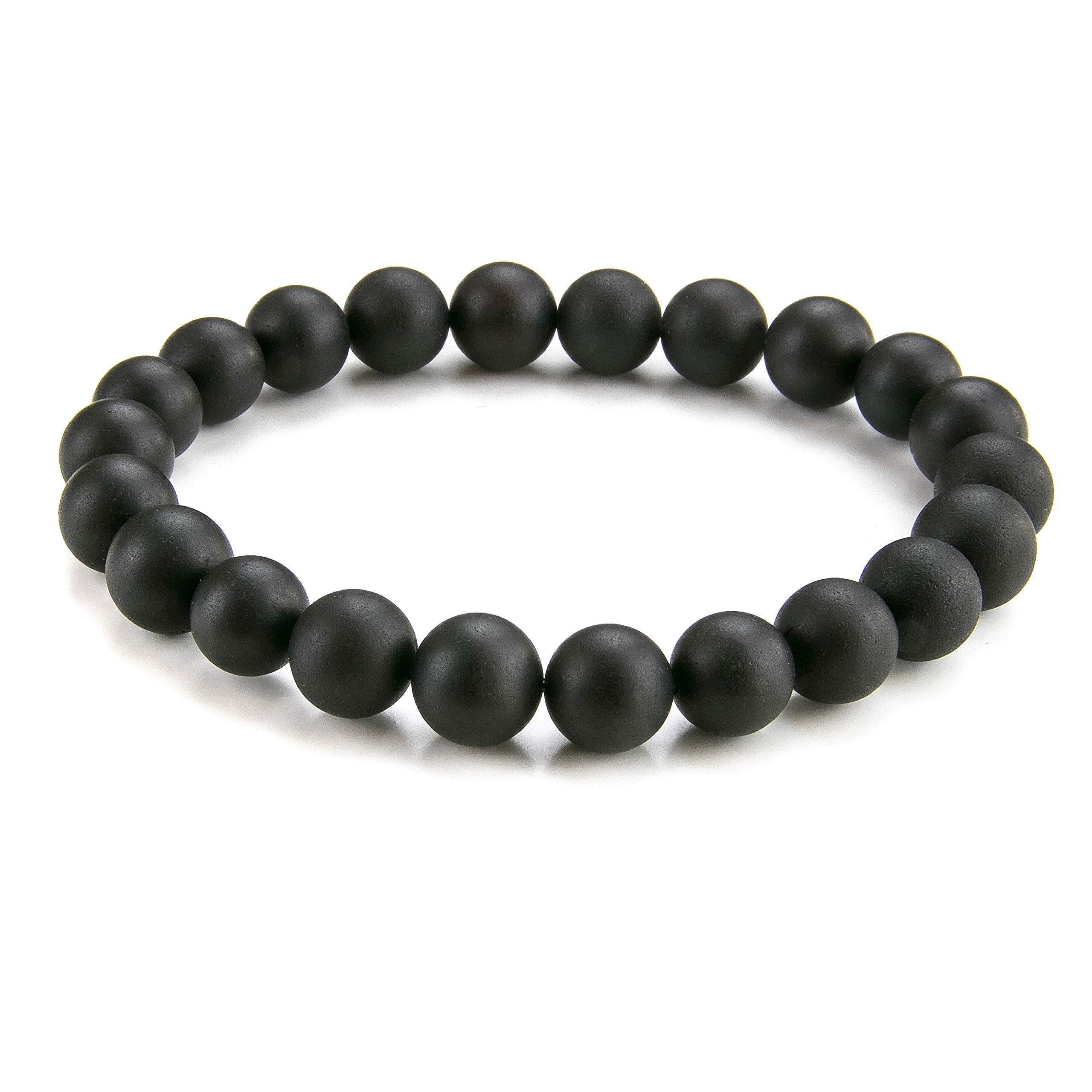 Amber Culture Amber Bead Stretch Bracelet - Certified Handmade Natural Baltic Dark Cherry Charm Bangle Unisex Adult in a Gift Box