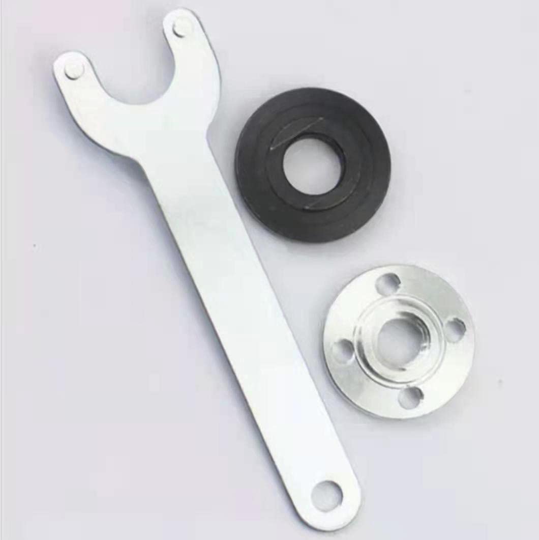 Angle Grinder Flange Wrench Spanner Metal Lock Nut Kit Compatible with Dewalt Milwaukee Makita 193465-4 Bosch Black & Decker Ryobi 5" 5/8-11