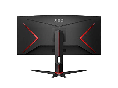 AOC CU34G2X-B 34" 3440 x 1440 144Hz Ultawide Curved Monitor - Certified Refurbished