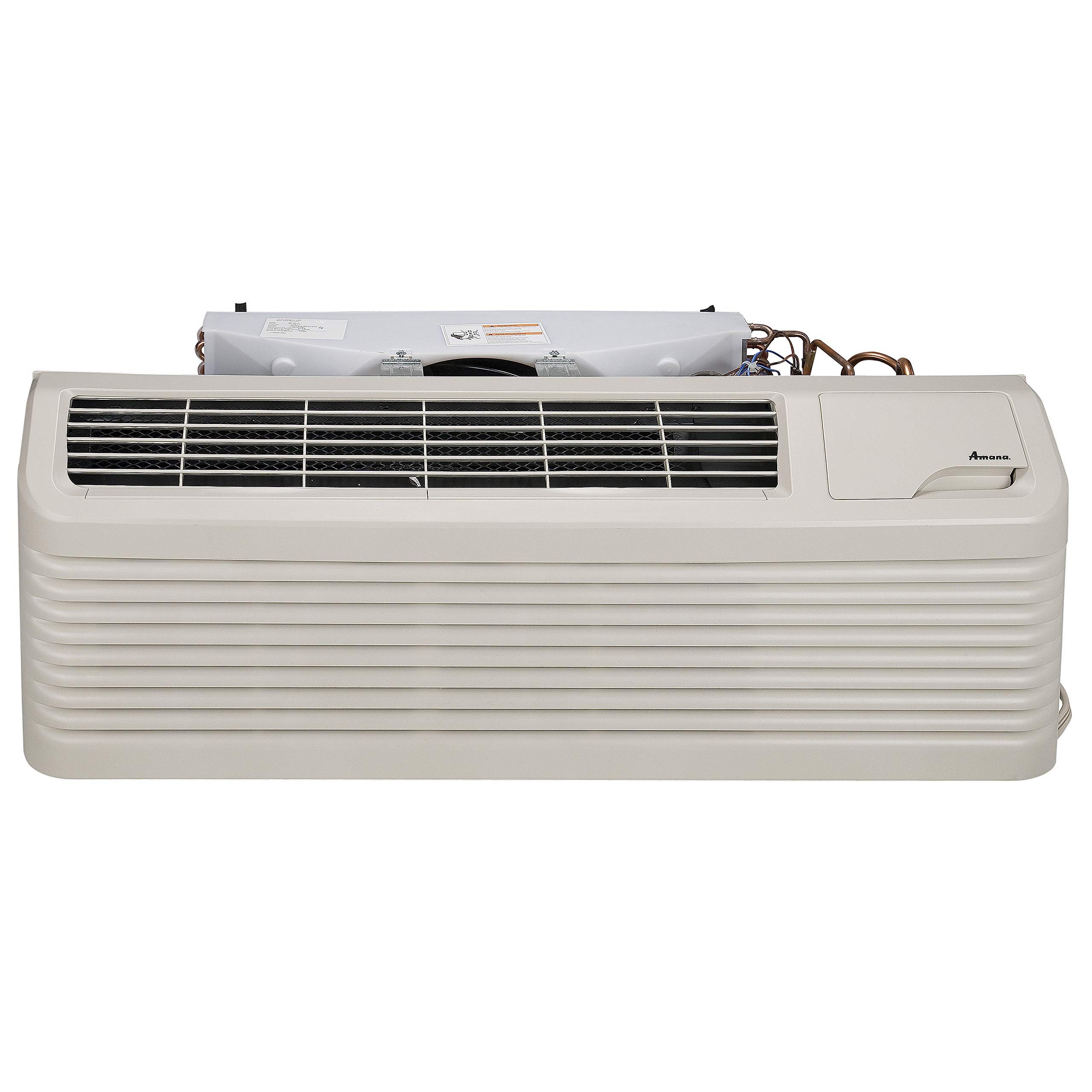 Amana 17,000 BTU Air Conditioner with 3.5 kW heat kit.
