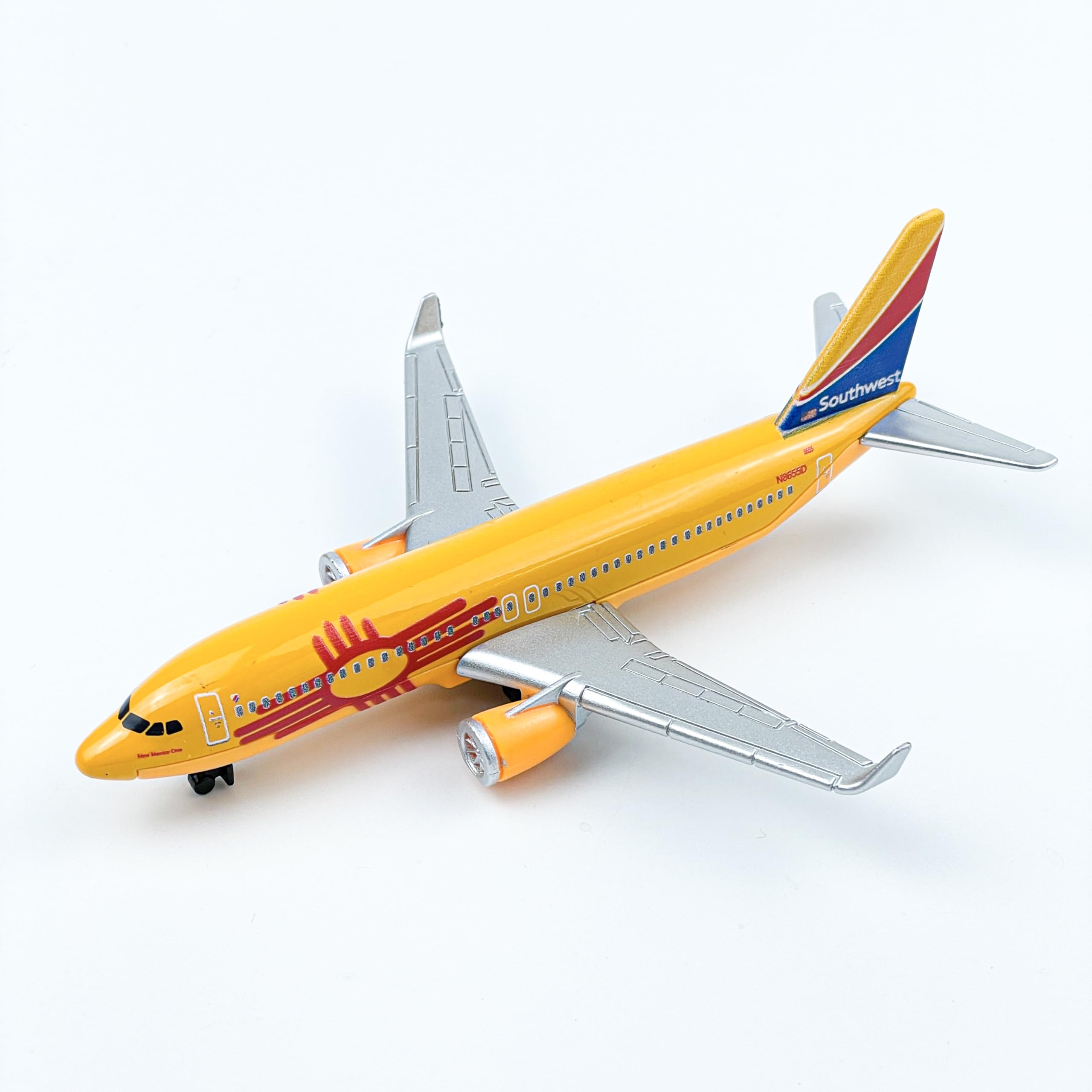AVIAMUSE Southwest N8655D Model Airplane, Die-cast Single Planes Model Aircraft Suitable for Collection