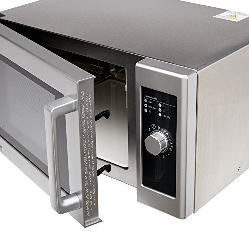 Amana RMS10DS Light-Duty Commercial Microwave Oven with Dial Timer, Stainless Steel, 120-Volts, 1000-Watts