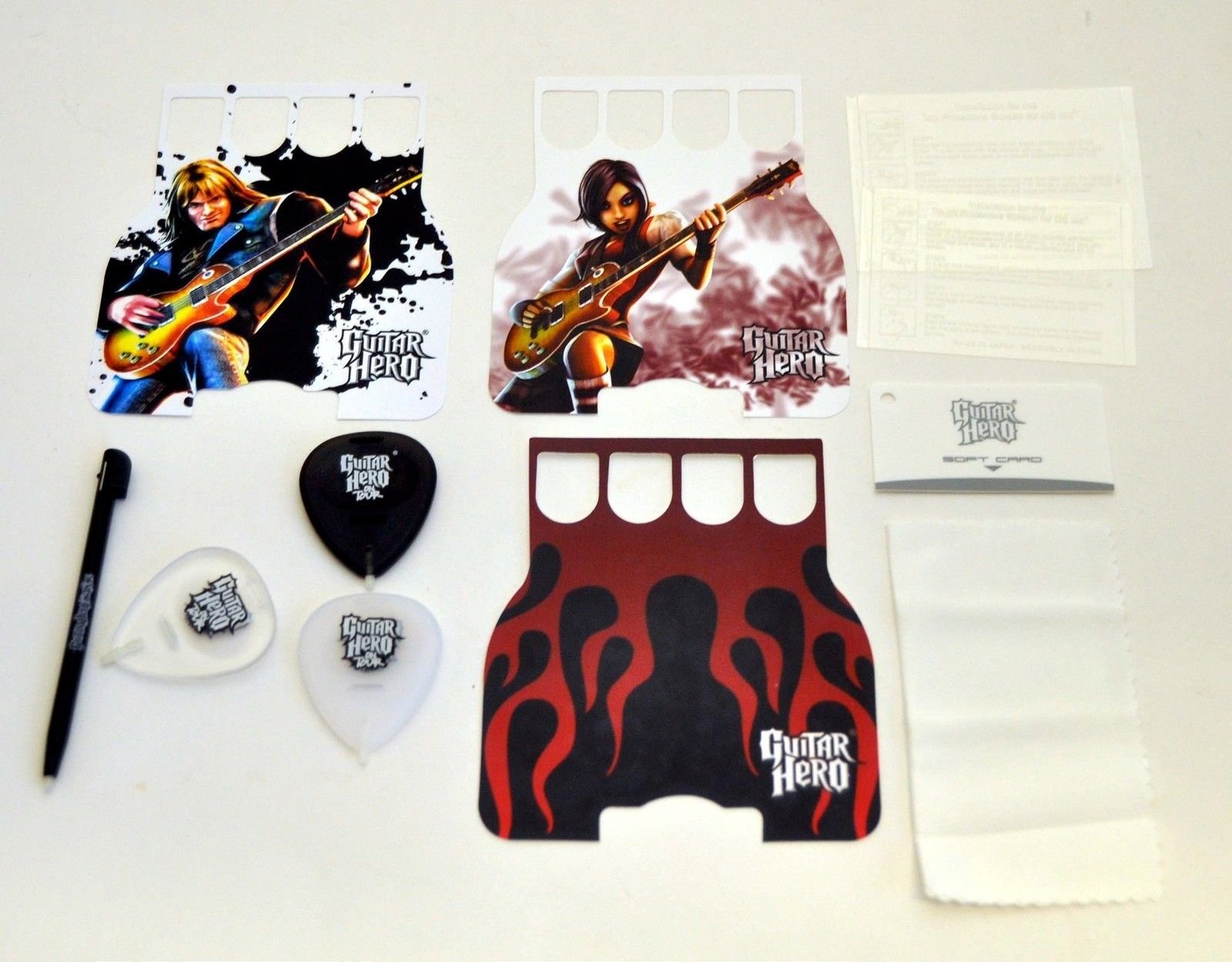 Guitar Hero On Tour Accessory Nintendo DS Lite DSi Stylus screen protector