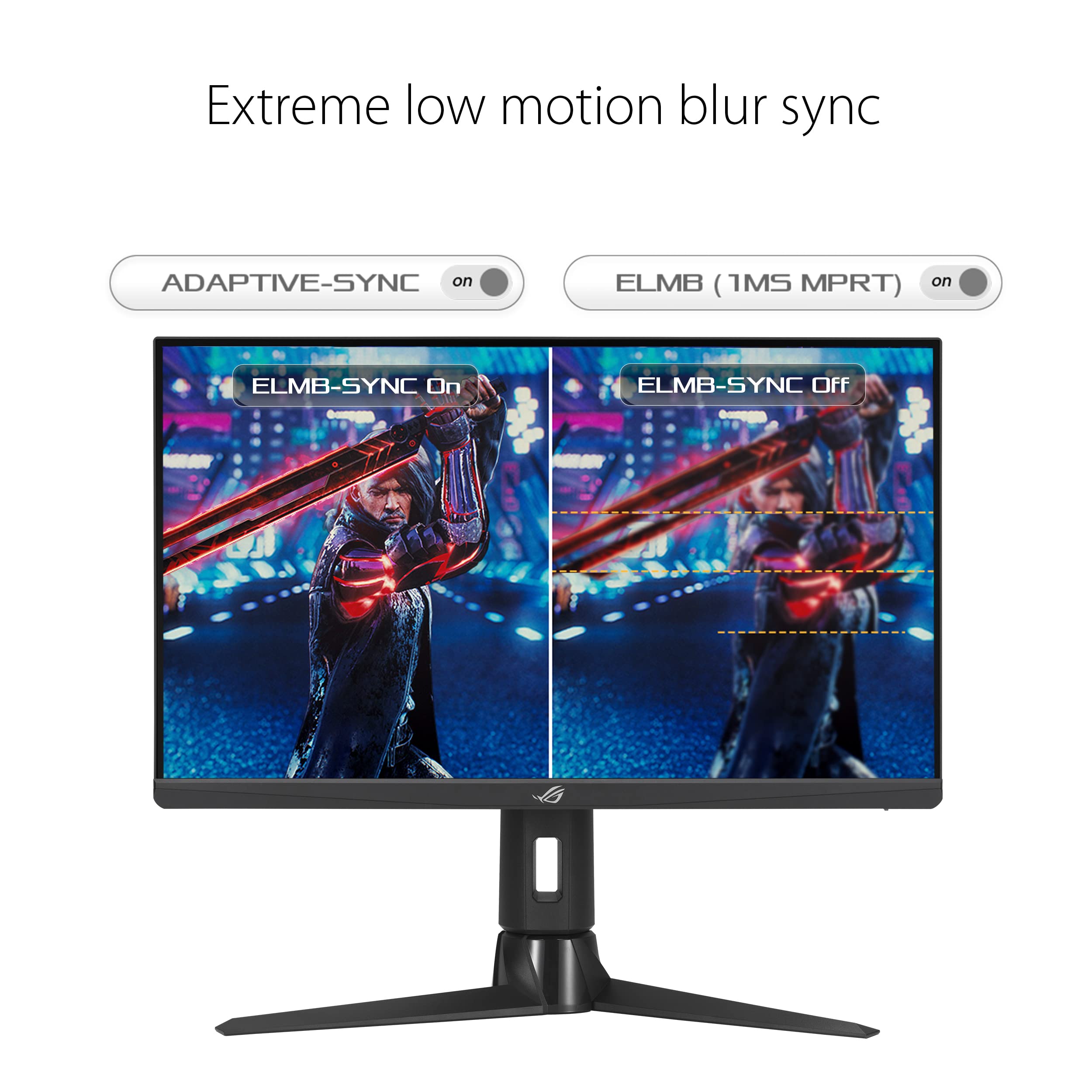 ASUS ROG Strix 24.5” 1080P HDR Gaming-Monitor (XG259CM) - Full HD, Fast IPS, 240Hz, 1ms (Renewed)