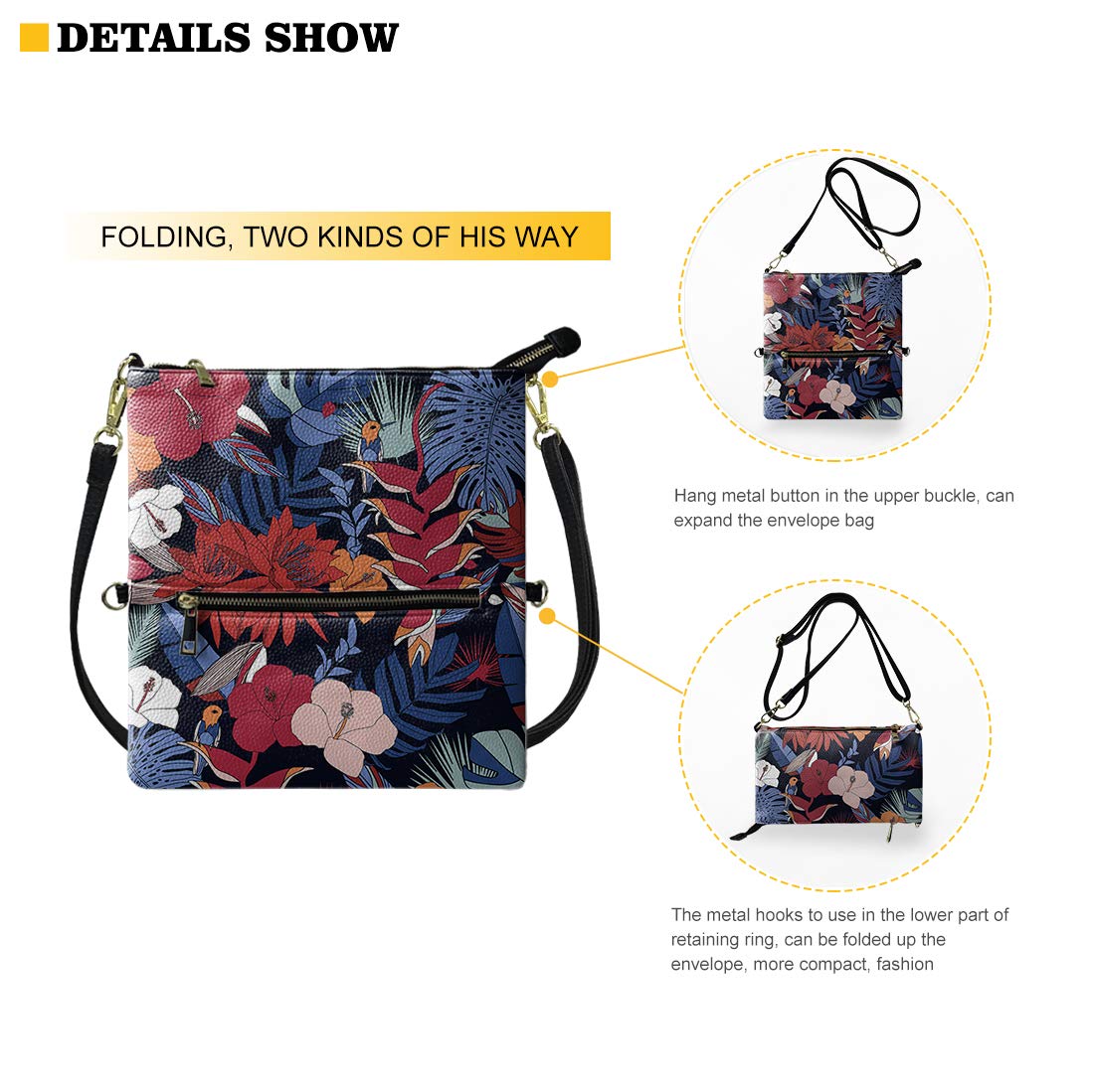 FKELYI Starry Night Galaxy Painting Artist Shoulder Messenger Bag for Women Envelope Handbag Leather Crossbody Bag Purse