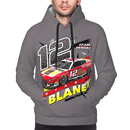 ASFRSH Ryan Blaney 12 Men'S Pullover Hoodie Casual Hooded Sweatshirt Best Hoodies Sportswear Tracksuit With Pocket