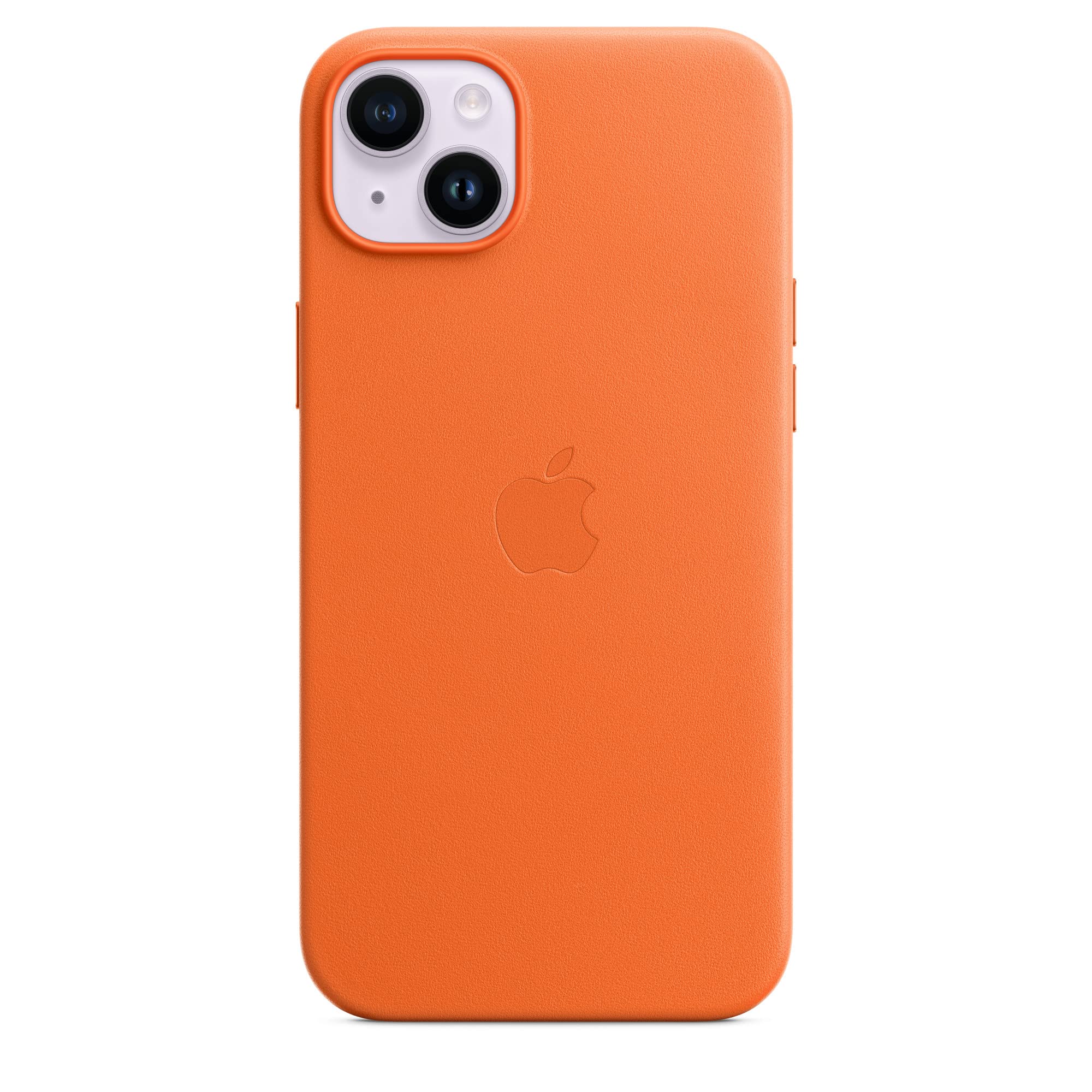 Apple iPhone 14 Plus Leather Case with MagSafe - Orange