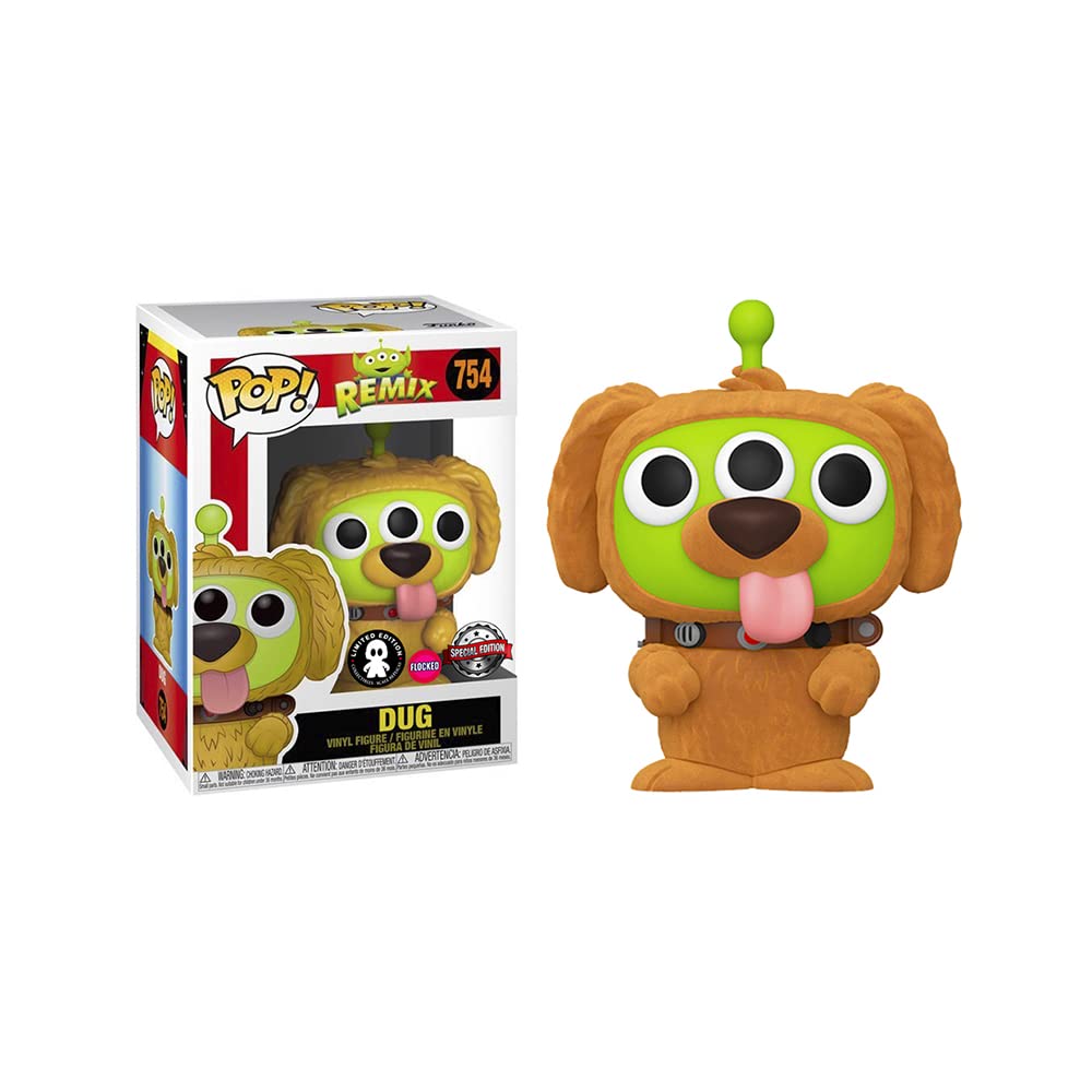 Funko Pop! Disney: Pixar Alien Remix - Alien as Dug Flocked Vinyl Figure