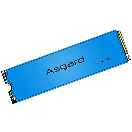 Asgard AN3 1TB NVMe SSD M.2 - PCIe Internal Solid State Drive for Computer Motherboards, Gaming CPU Hard Drives with Intel and 3D NAND Flash Technology in Metallic Blue