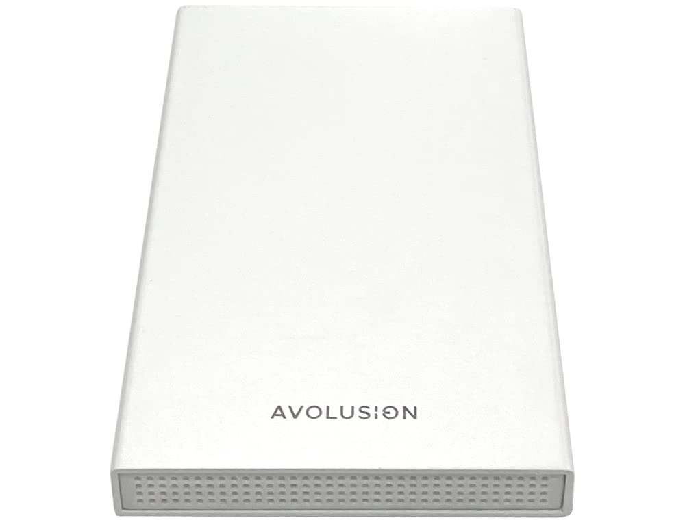 Avolusion HD250U3-WH 1TB USB 3.0 Portable External Gaming Hard Drive - White (for PS4, Pre-Formatted) - 2 Year Warranty