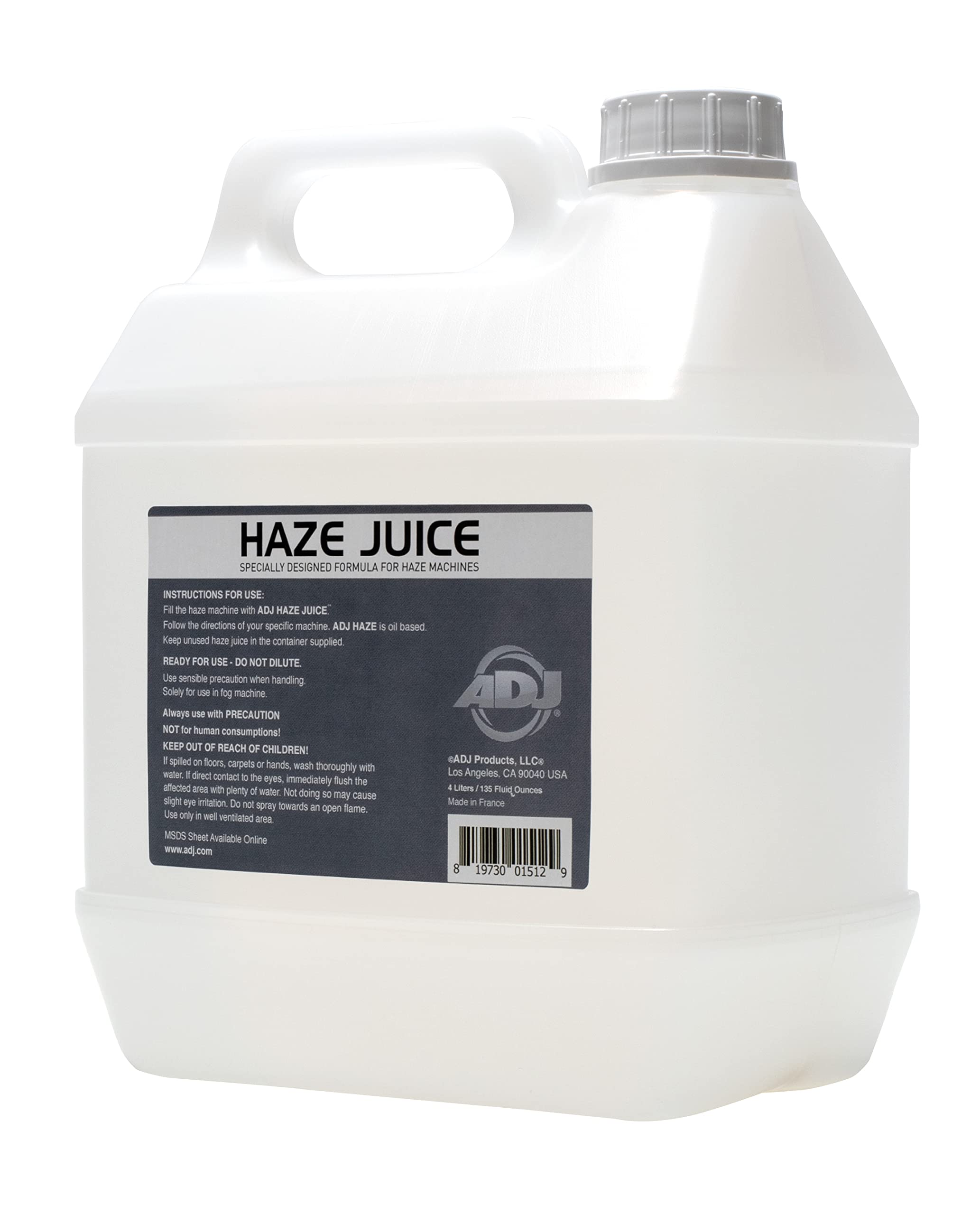 ADJ Products HAZE/G 1 GALLON LIQUID FOR HAZE GENER
