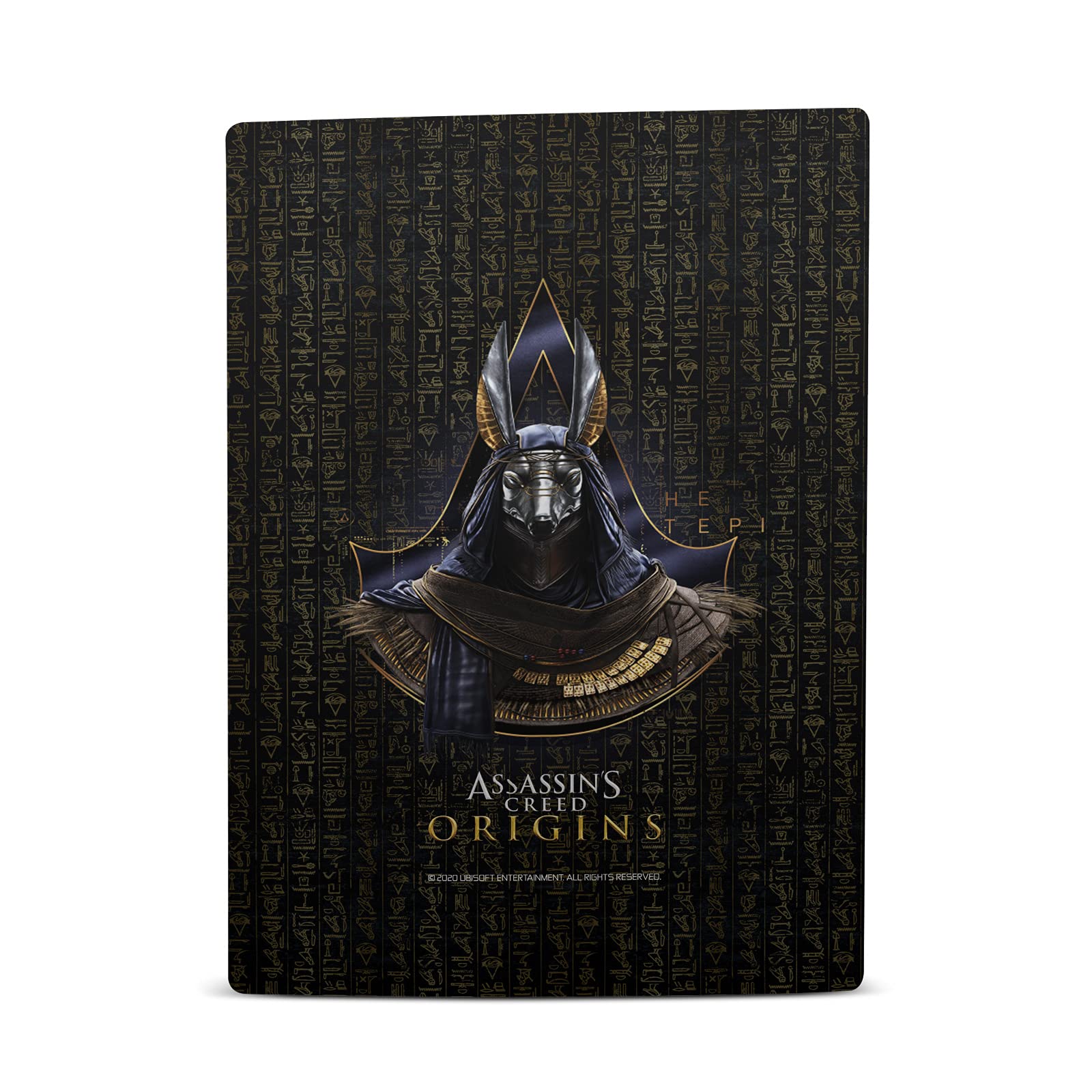 Head Case Designs Officially Licensed Assassin's Creed Hetepi Origins Character Art Vinyl Faceplate Gaming Skin Decal Compatible With Sony PlayStation 5 PS5 Digital Console and DualSense Controller