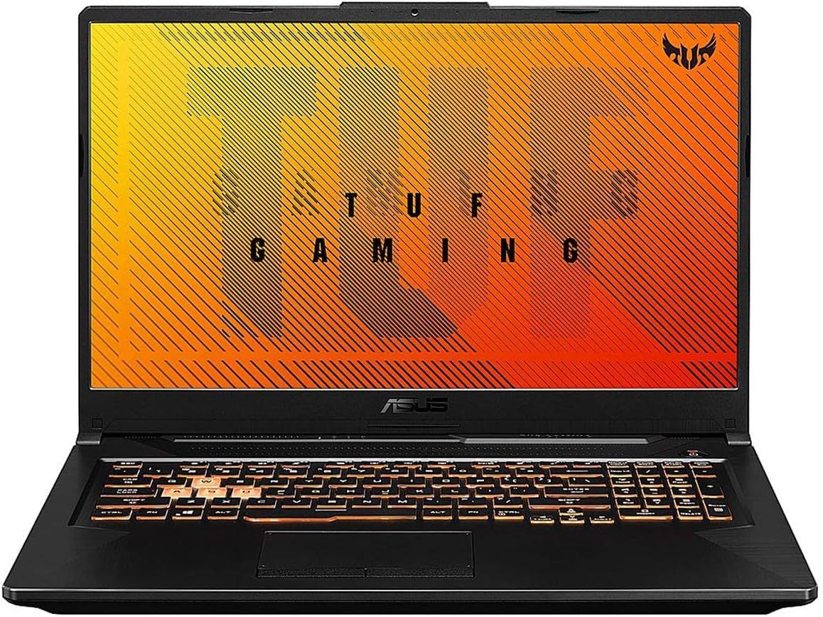 ASUS TUF Gaming A17 Laptop, 2023, 17.3" 1920 x 1080 144 Hz, AMD Ryzen 5 4600H 6-Core, NVIDIA GeForce GTX 1650 4GB, 16GB DDR4, 512GB SSD, Windows 11 Home, RGB Backlit Keyboard, 720p Camera, Black
