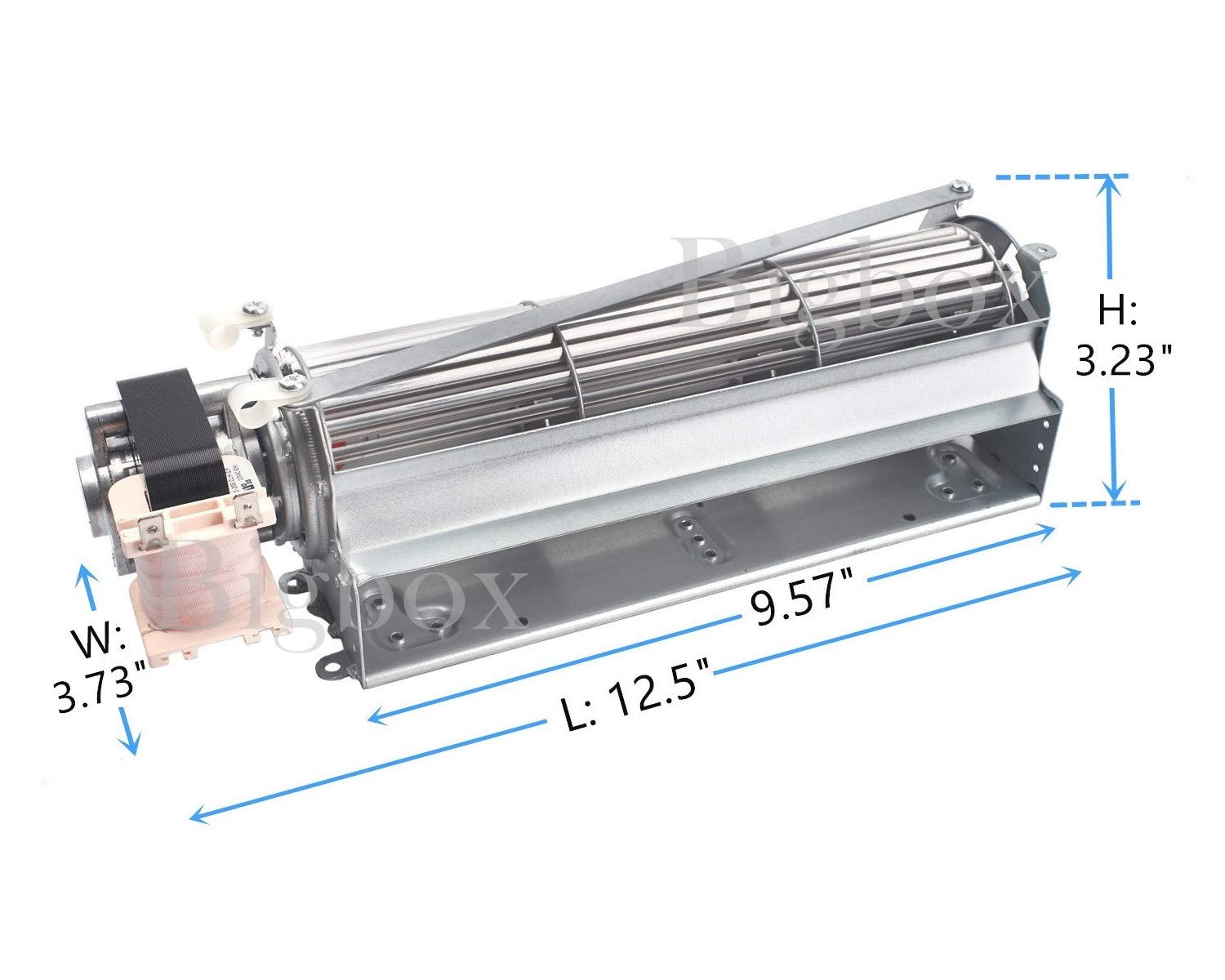 Adviace Replacement Fireplace Blower Kit for Monessen, Majestic, Martin, Vermont Castings Fireplaces, 12.5" Standard Sized BLOT Fireplace Fan Blower Kit, BLOTMC, BLOTSC, Rotom HB-RB79, R7-RB79