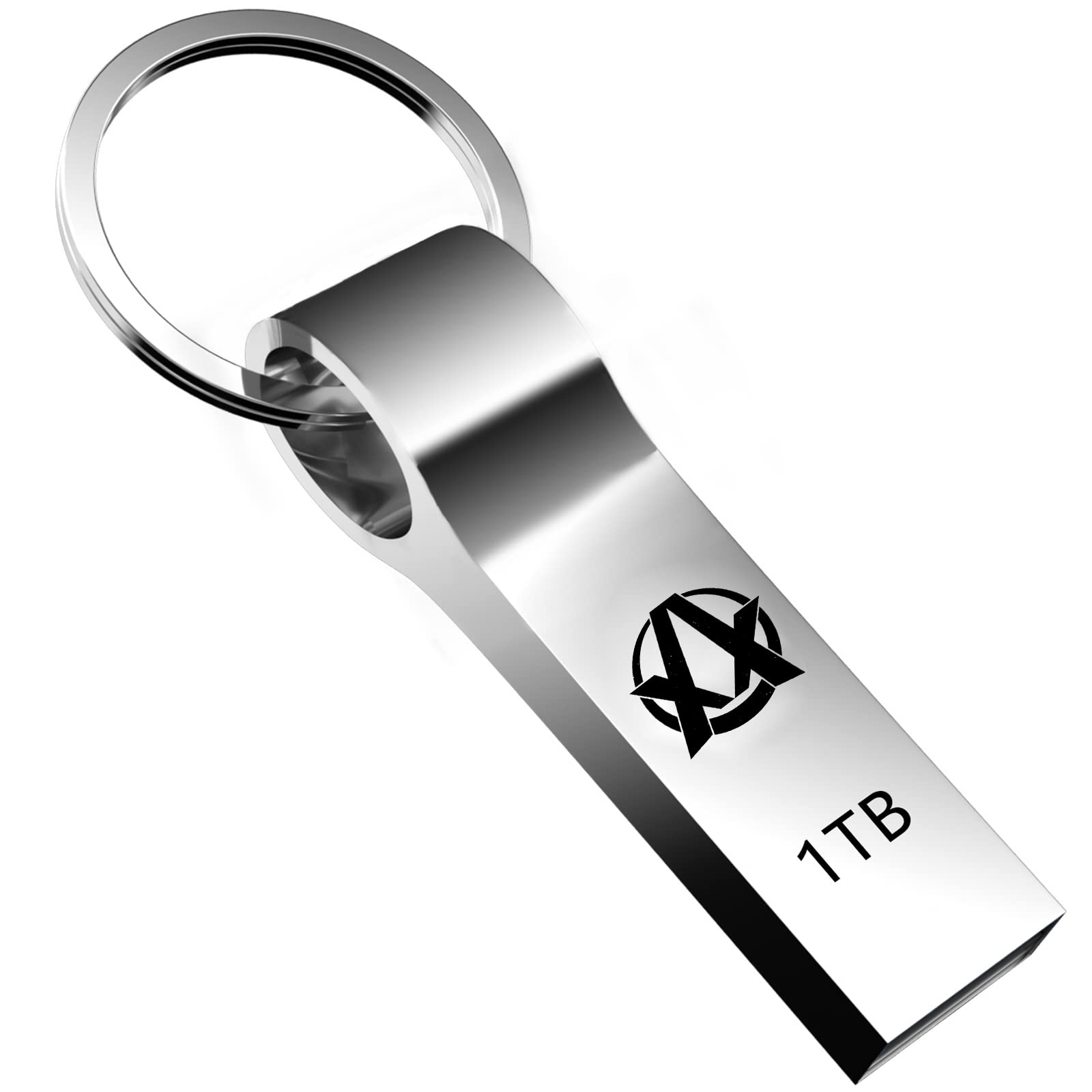 Ahinsoa USB Flash Drives 1TB, Portable Thumb Drive- High Speed USB Drive Memory Stick Ultra Large Data USB Stick 1000GB Storage, Waterproof Jump Drive Pen Flashdrive with Keychain