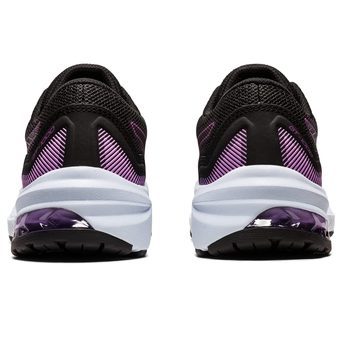 ASICS Kid's GT-1000 11 Grade School Running Shoes, 5.5, GRAPHITE GREY/ORCHID