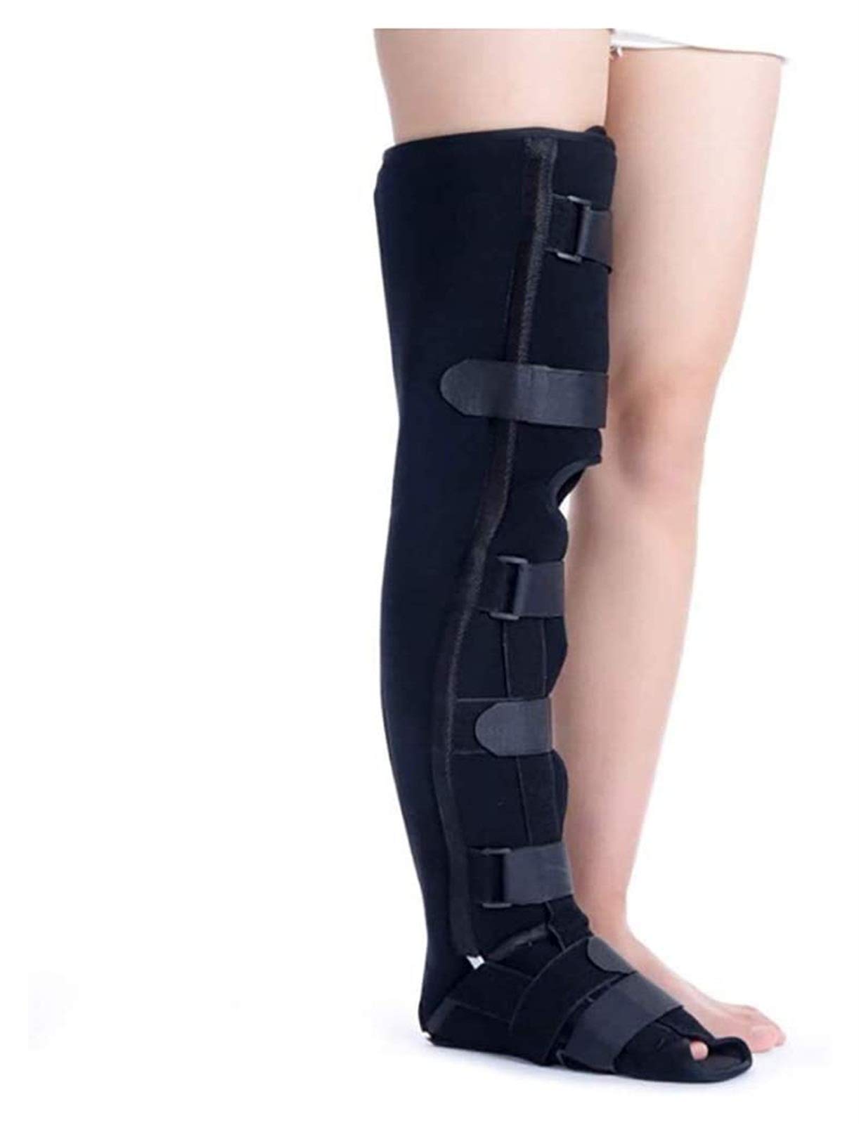 Adjustable Ankle Brace, Leg Immobilizer, Knee Brace - Joint Pain, Tendon, Ligament Protective Equipment Soft Breathable And Good Elastic 1117 ( Size : L )