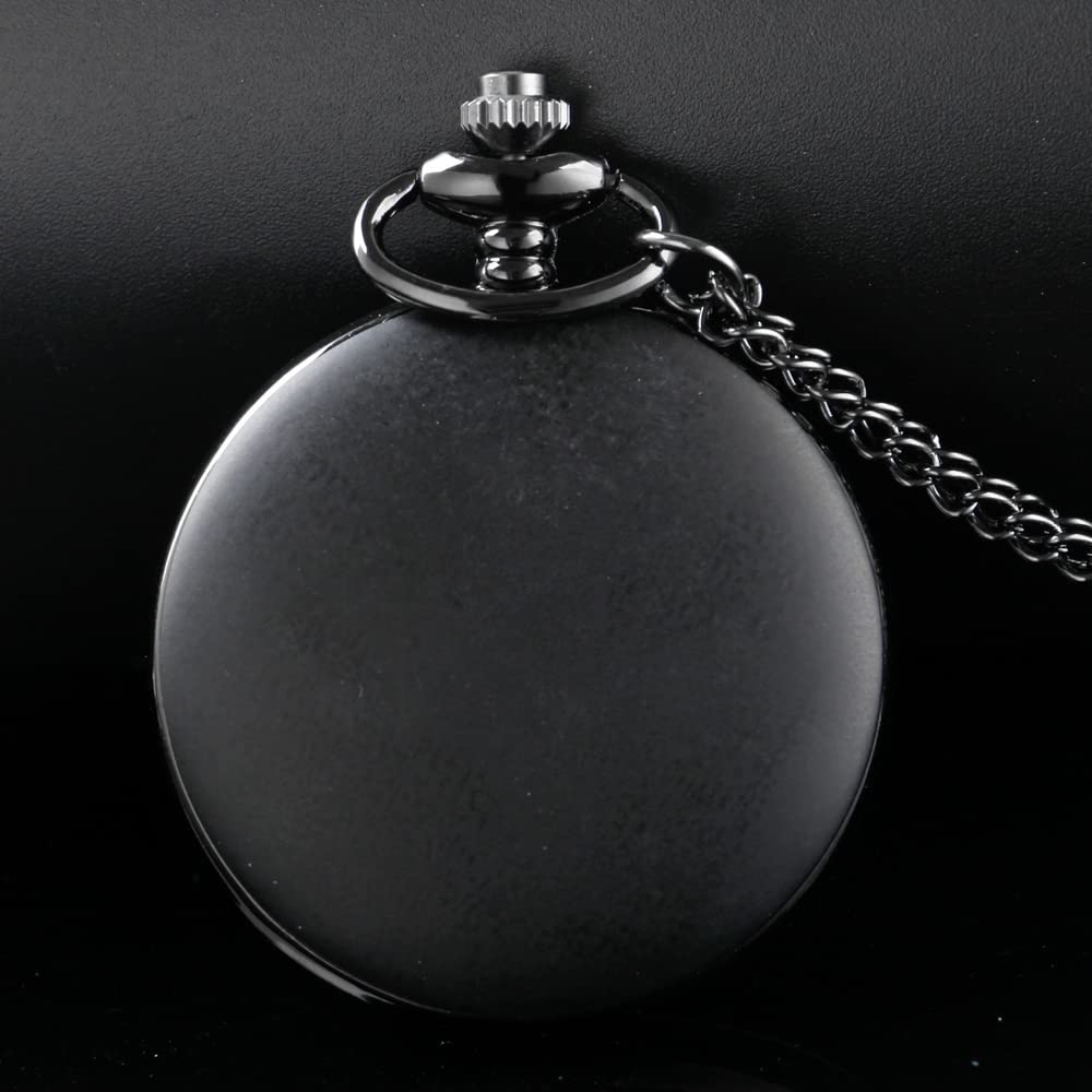 Anime Theme Design Quartz Pocket Watch Womens Mens Kids Best Gifts for Birthdays Xmas