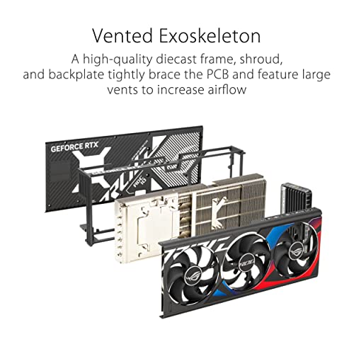 ASUS ROG Strix GeForce RTX® 4080 OC Edition Gaming Graphics Card (PCIe 4.0, 16GB GDDR6X, HDMI 2.1a, DisplayPort 1.4a)