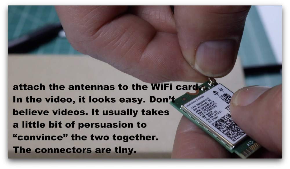 MHF4 IPEX 2.4Ghz 5Ghz 5.8G WLAN Network Adapter PC WiFi Antenna for Intel 7260 8260 8265 9265 9260 9560 AX200 AX Killer M.2 IPEX4 Wi-Fi Wireless WLAN Card Banana Pi 4 M2 Zero Hachintosh