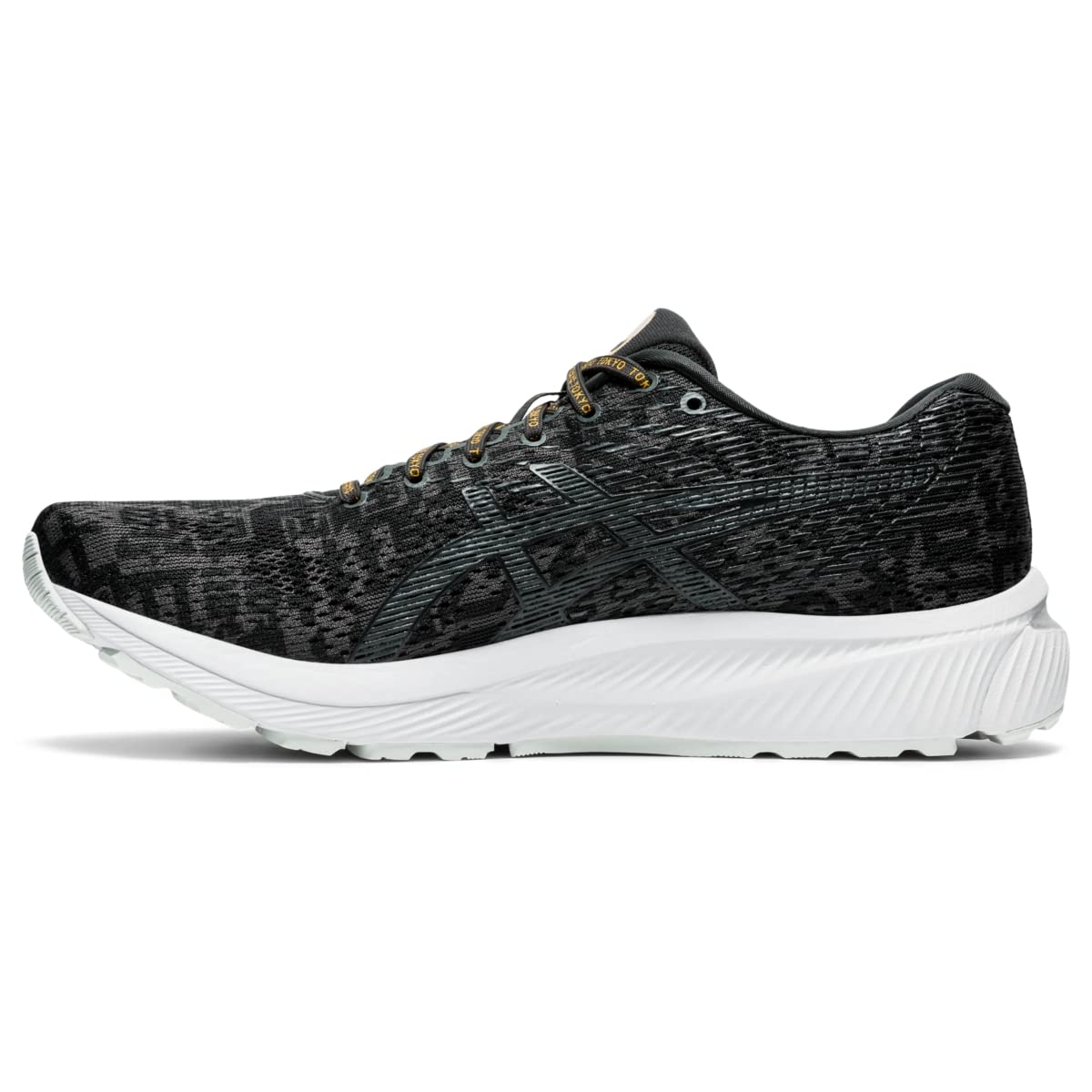 ASICS Men's Gel-Cumulus 22 Running Shoes, 10.5, White/Black