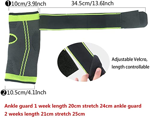Ankle Brace Protector Sleeves Adjustable,Alleviate Achilles Tendon Pain, Sprain, Sports Injury Healing Stabilizer(blue)