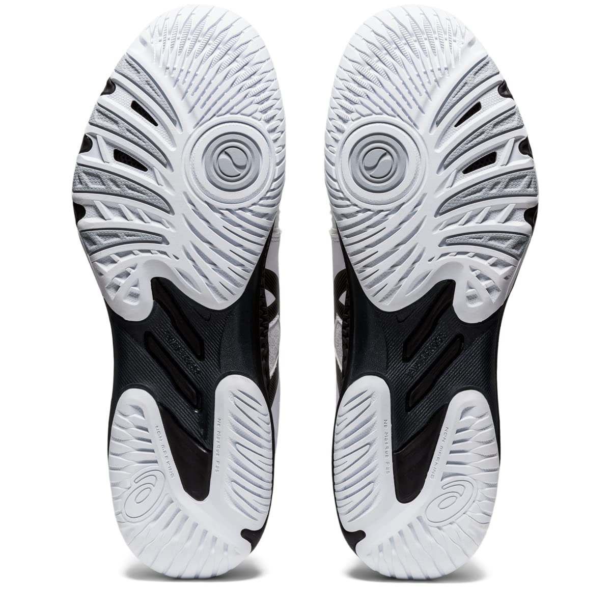 ASICS Men's Netburner Ballistic FlyteFoam 2 Volleyball Shoes, 11.5, White/Gunmetal