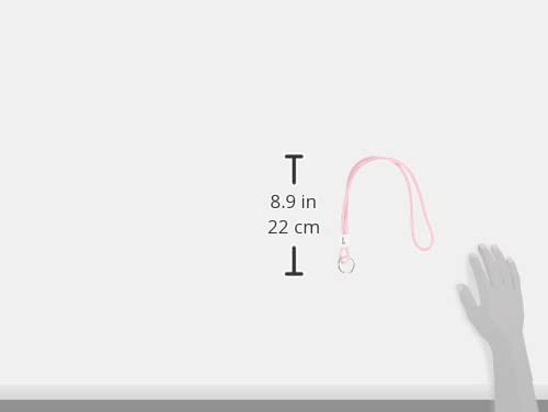 Copenhagen Design PANTONE Key Chain L, long key hanger, nylon, light pink, 182 C