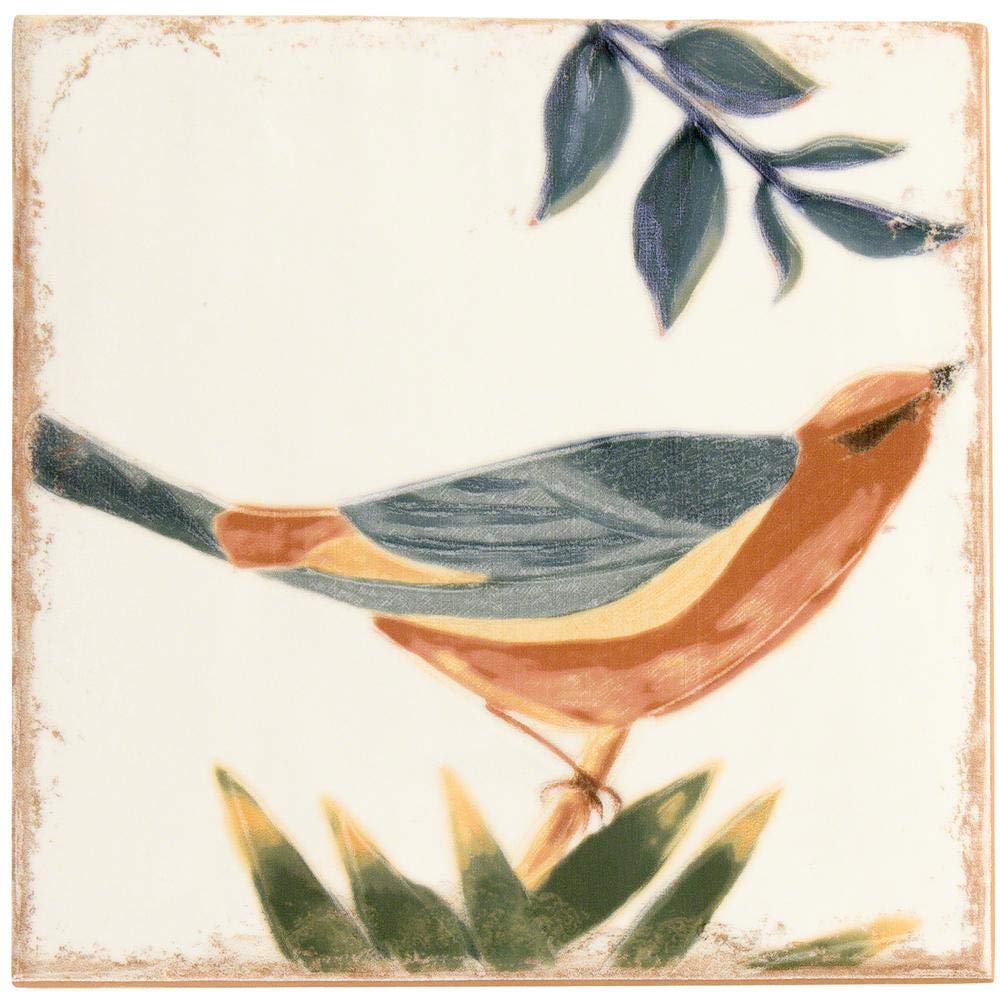 Angela Harris Sonata Decor 8 in. x 8 in. Polished Ceramic Wall Tile (25 Pieces 10.76 Sq. Ft. / Box)