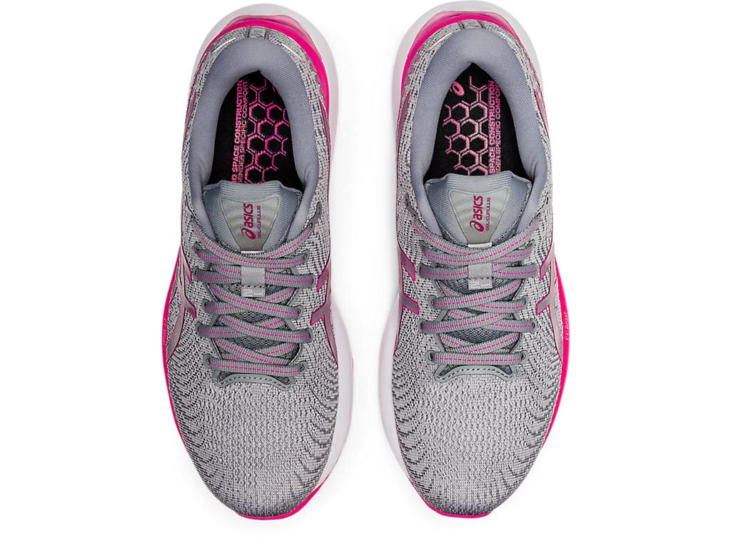 ASICS Women's Gel-Cumulus 24 Running Shoes, 9, Sheet Rock/Pink GLO