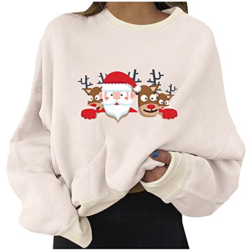 Blouses For Women Plus Size Plain Fashion Hoodies Oversized Long Sleeve Tees Lightweight T Shirt Hoodies Fall Sweatshirt Beige