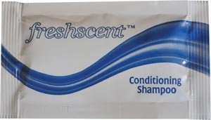 New World Imports PKS Freshscent Conditioning Shampoo, 0.34 oz. Packet (Pack of 1000)
