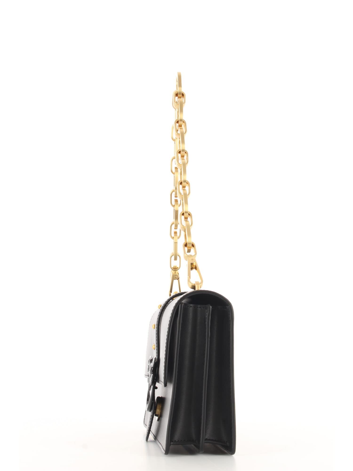 Pinko 1P22AN.Y7GK Z99 NERO LIMOUSINE Leather Goods Bag Woman, Black, Onesize