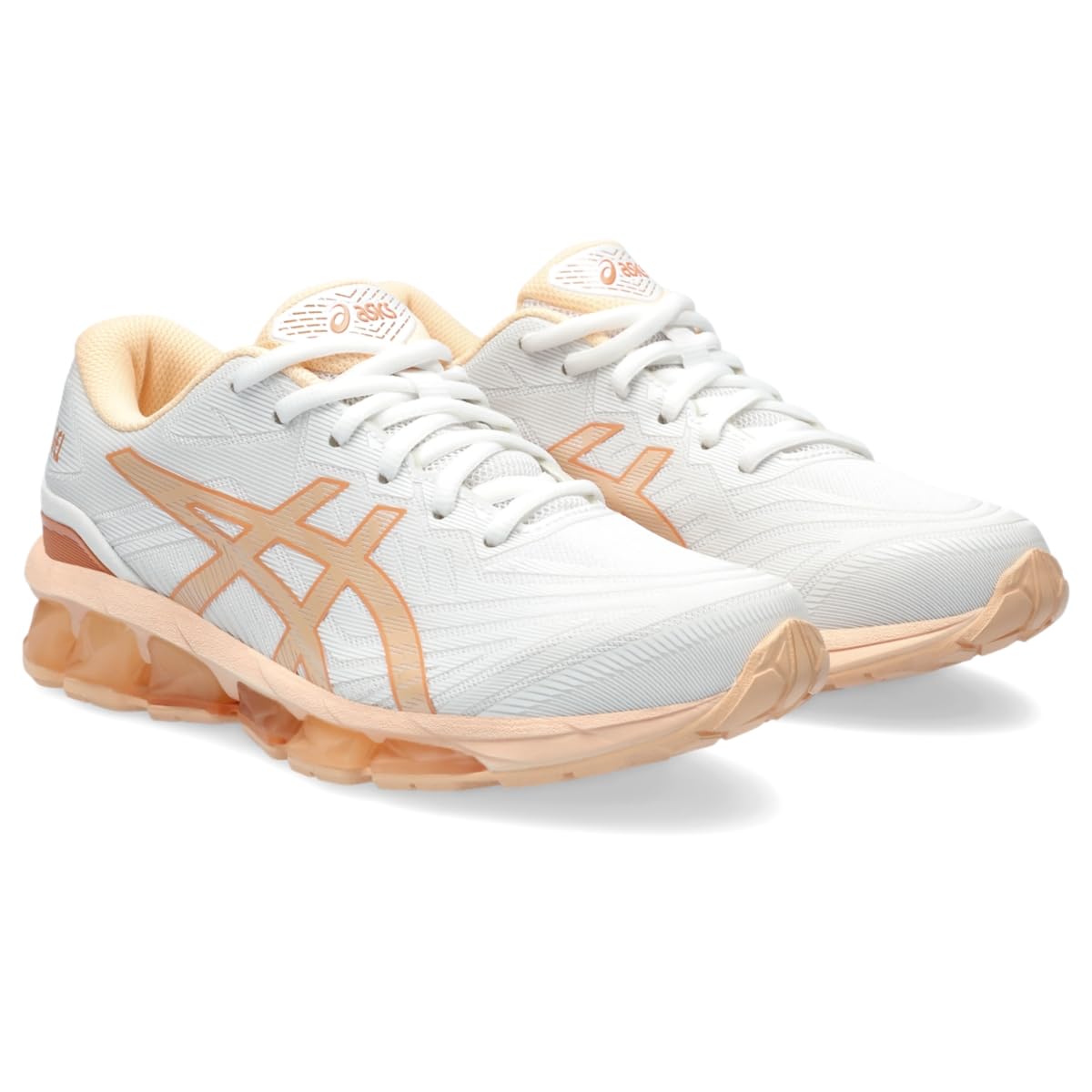 ASICS Women's Gel-Quantum 360 VII Sportstyle Shoes, 7.5, White/Apricot Crush