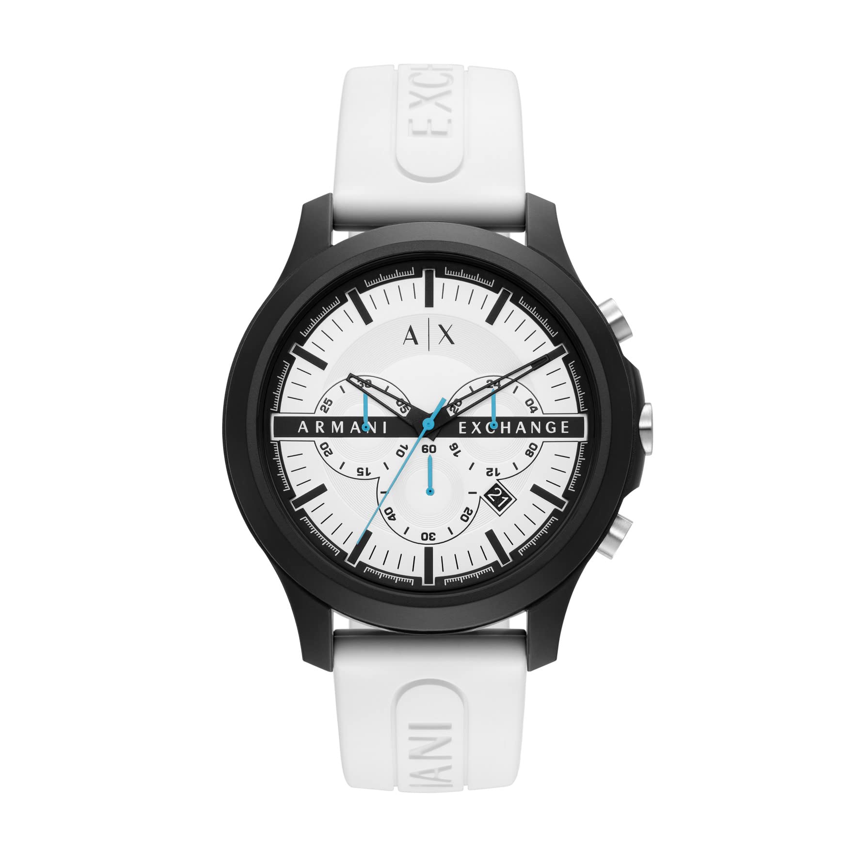 Armani Exchange A|X Men's Chronograph Black Leather Watch (Model: AX1818)