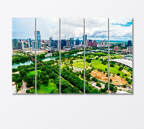 Austin Cityscape USA Canvas Print 3 Panels / 36x24 inches
