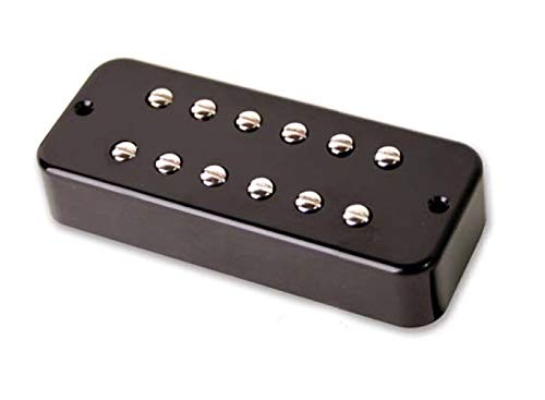 Giovanni P90 (Soap bar) Humbucker Pickup - Bridge - Coil Tap - Black