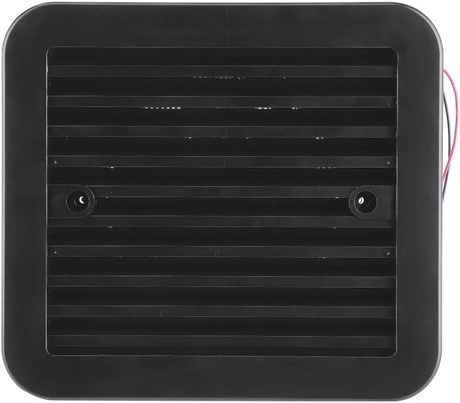 Aramox Vent Fan, 12V 4W Vent Fan with Shutters Vent One‑Way Side Strong Wind Air Camper RV Accessories