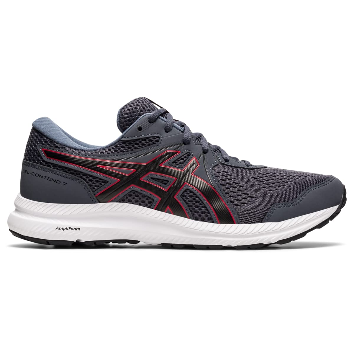 ASICS Men's Gel-Contend 7 Piedmont Grey/Asics Blue Running Shoe 10.5 M US