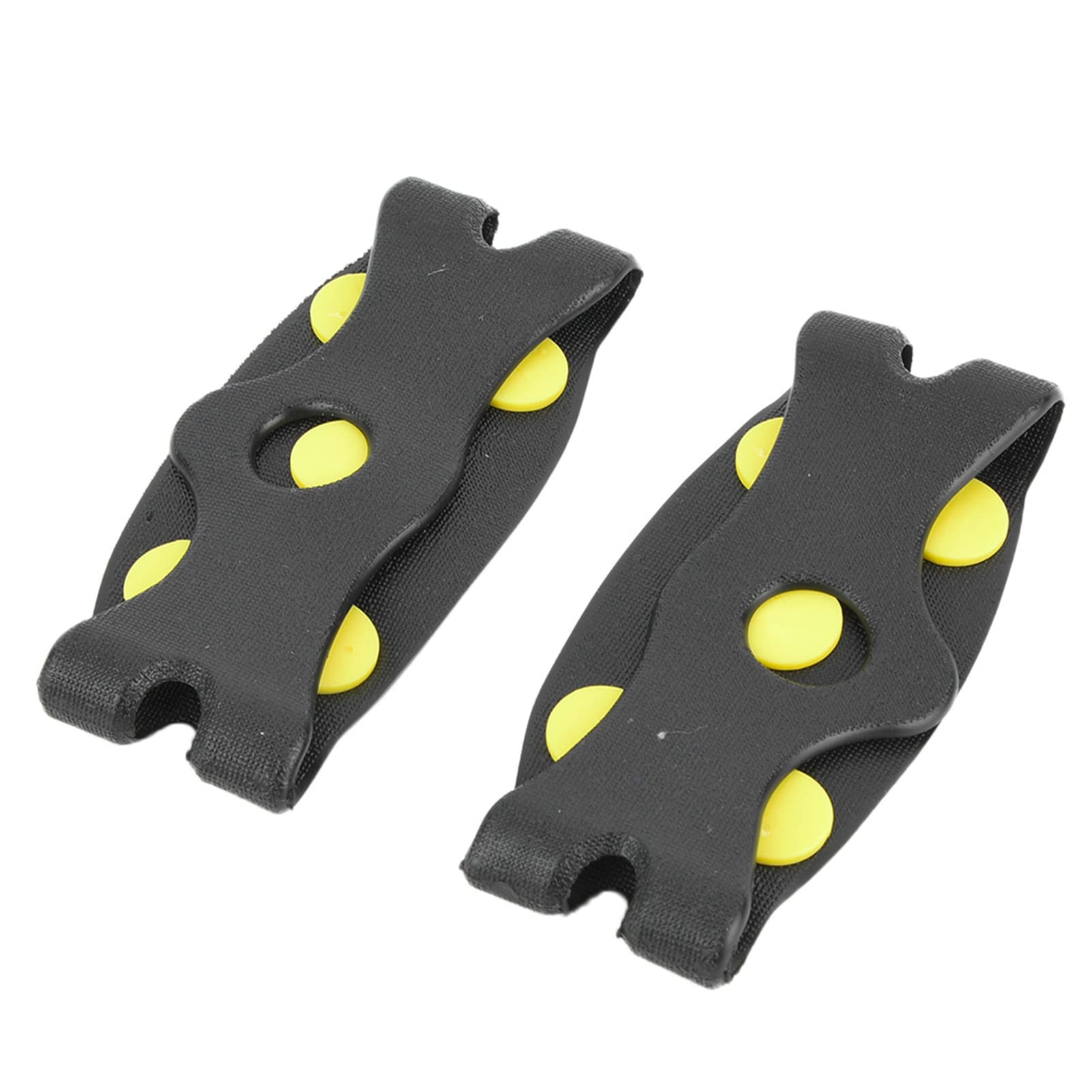 BAQE Snow Shoe Grips, Cold Resistant 5 Teeth Flexible Ice Traction Cleat for Skiing