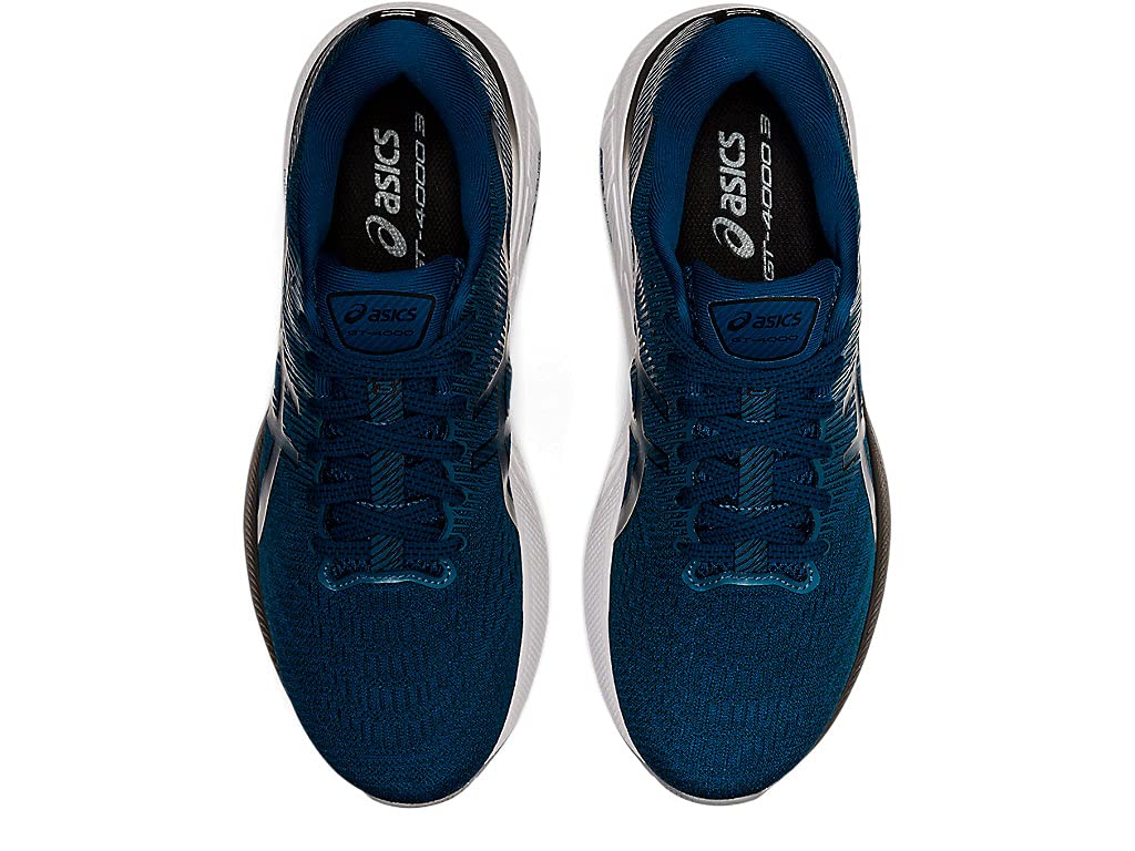 ASICS Men's GT-4000 3 Running Shoes, 11, MAKO BLUE/BLACK