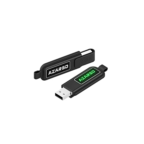 AzaRsd USB Flash Drive 64GB,USB 2.0 Memory Stick, Ultra Large Storage USB 2.0,Drive Transfers 4GB Files in 10 Secs w/Up to 418MB/s 3.5 Read Speeds for PC/Laptop/Computer/Car Audios,Grey