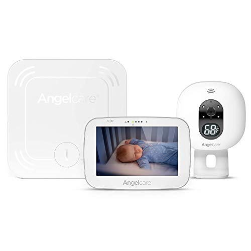 Angelcare 3-in-1 AC527 Baby Monitor, with Movement Tracking, 5ββ Video, Sound & Temperature Display on Camera