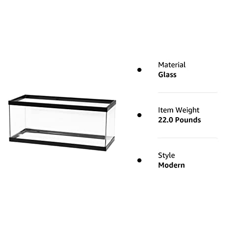All Glass Aquarium AAG10021 Tank, 20l