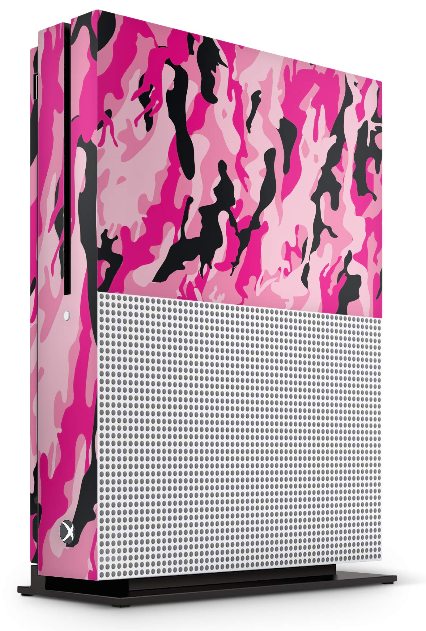 giZmoZ n gadgetZ Xbox One S Pink CAMO Console Skin Decal Sticker + 2 Controller Skins