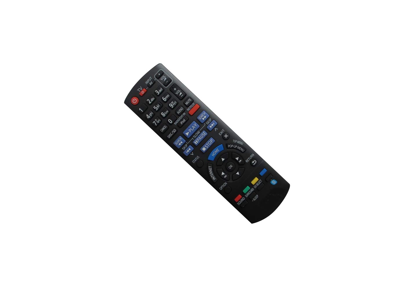 HCDZ Replacement Remtoe Control for Panasonic SA-BTT195 SA-BTT195P SC-BTT195P SC-BTT195 SC-BTT196 SA-BTT196 SA-BTT196P SC-BTT196P Blu-ray Disc DVD Home Cinema Theater System