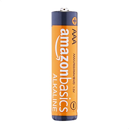 Amazon Basics 8-Pack AAA Alkaline Batteries, 1.5 Volt, Long-Lasting Power