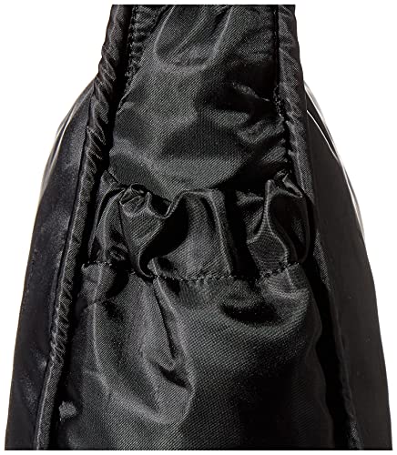 Anne Klein Soft Nylon Shoulder Hobo, Black