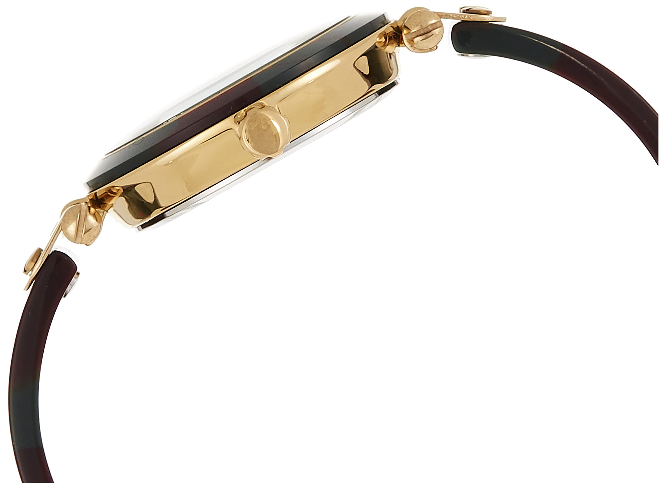 Anne Klein Women's Resin Bangle WatchGreen/Gold